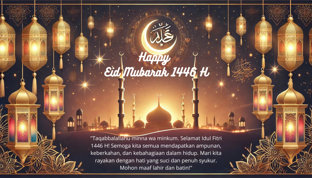4 Ucapan Selamat Hari Raya Idul Fitri 1446 H - Kepala Sekolah