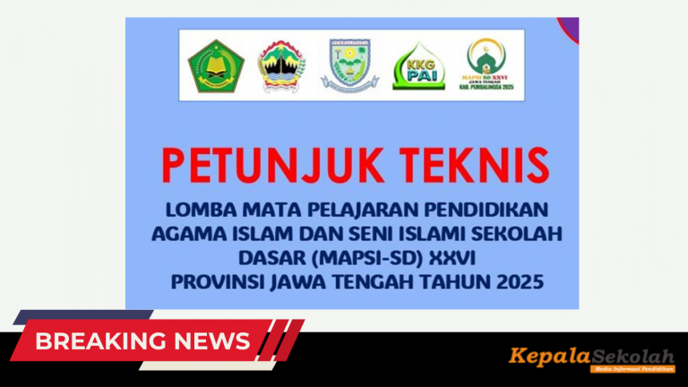 Juknis MAPSI SD 2025 - Kepala Sekolah